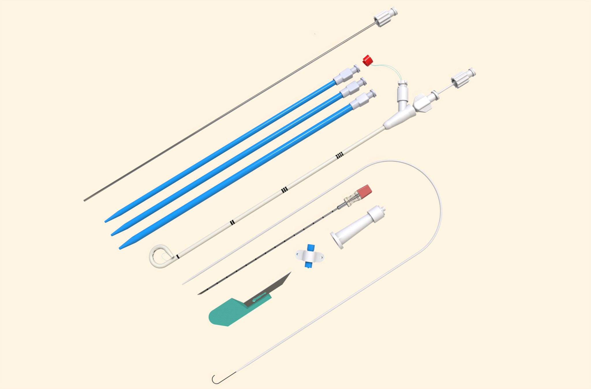 Denssicath Multi-Purpose Drainage Catheter - Pigtail | Blueneem