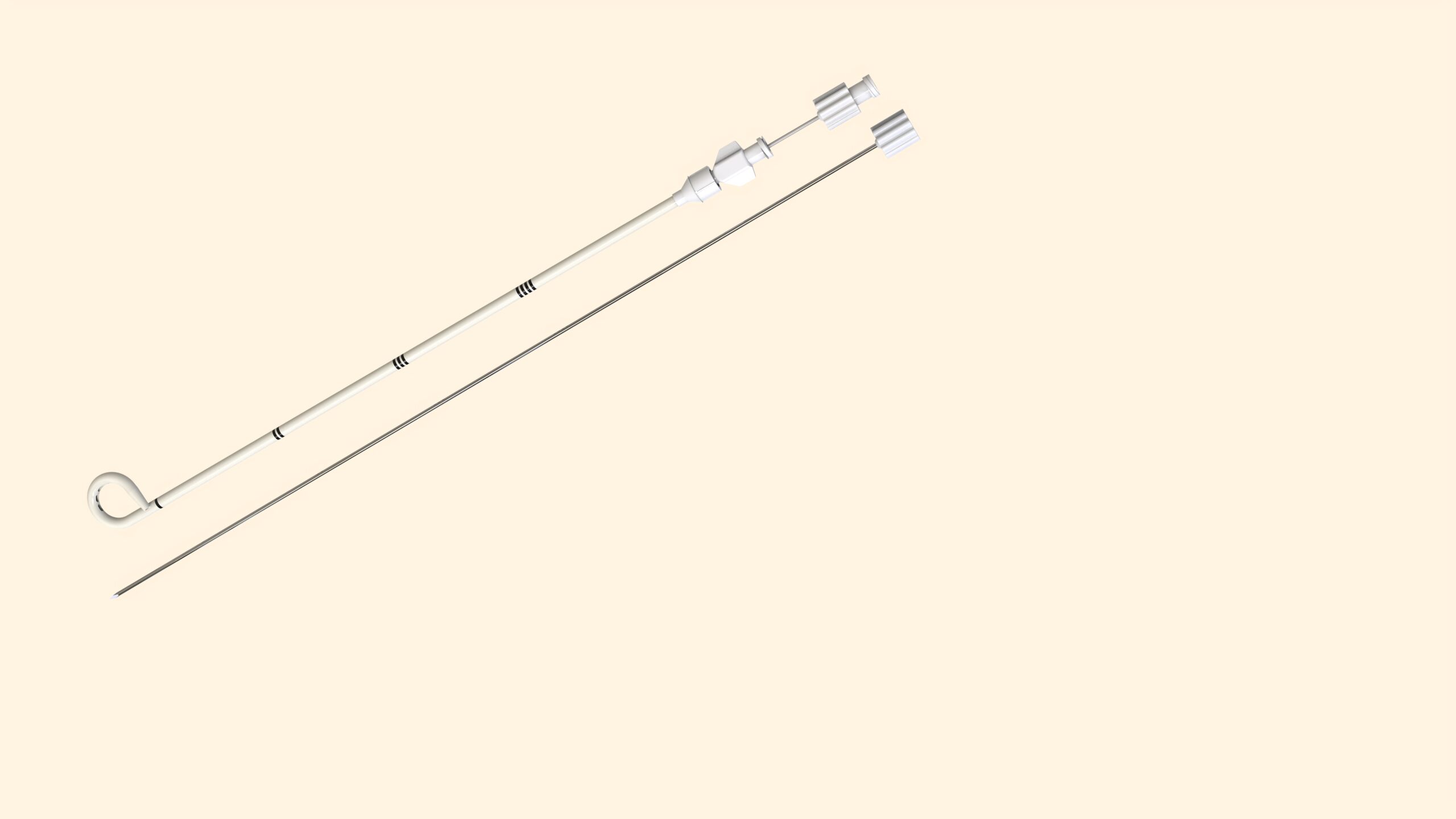 Denssicath Multi-Purpose Drainage Catheter| Pigtail With Needle | Blueneem