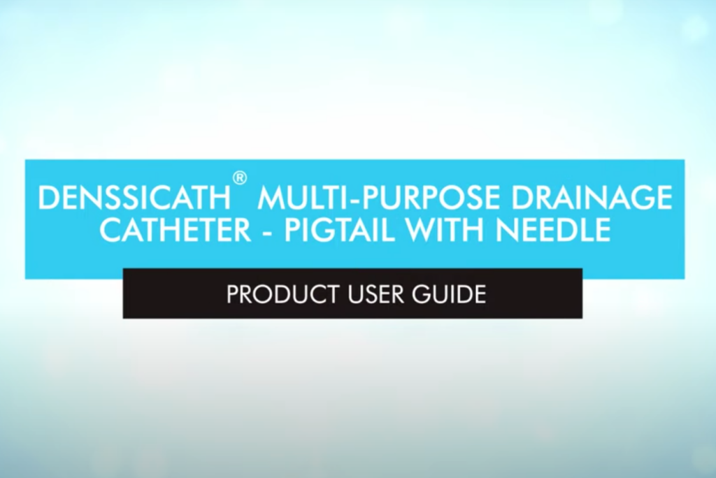 Denssicath Multi-Purpose Drainage Catheter| Pigtail With Needle | Blueneem